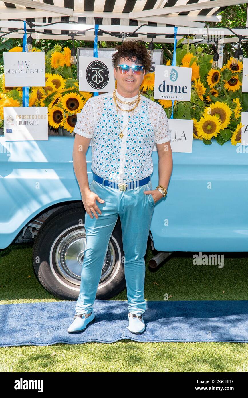 Eric Andrew Ruiz attends Bella Magazine's Annual Hamptons Cover Party ...