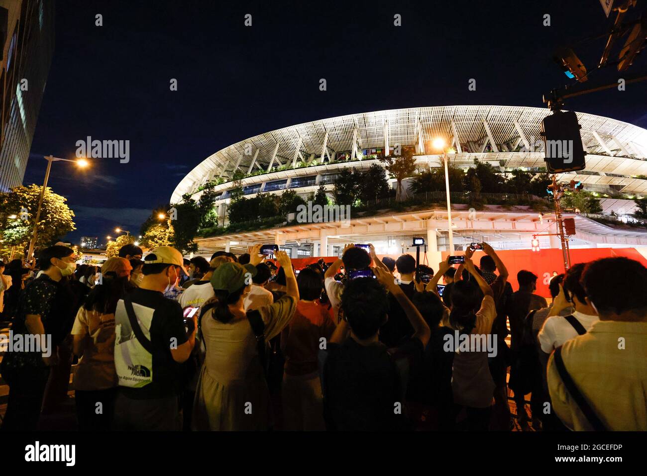General view, AUGUST 8, 2021, Tokyo 2020 Olympic Games Closing Ceremony ...