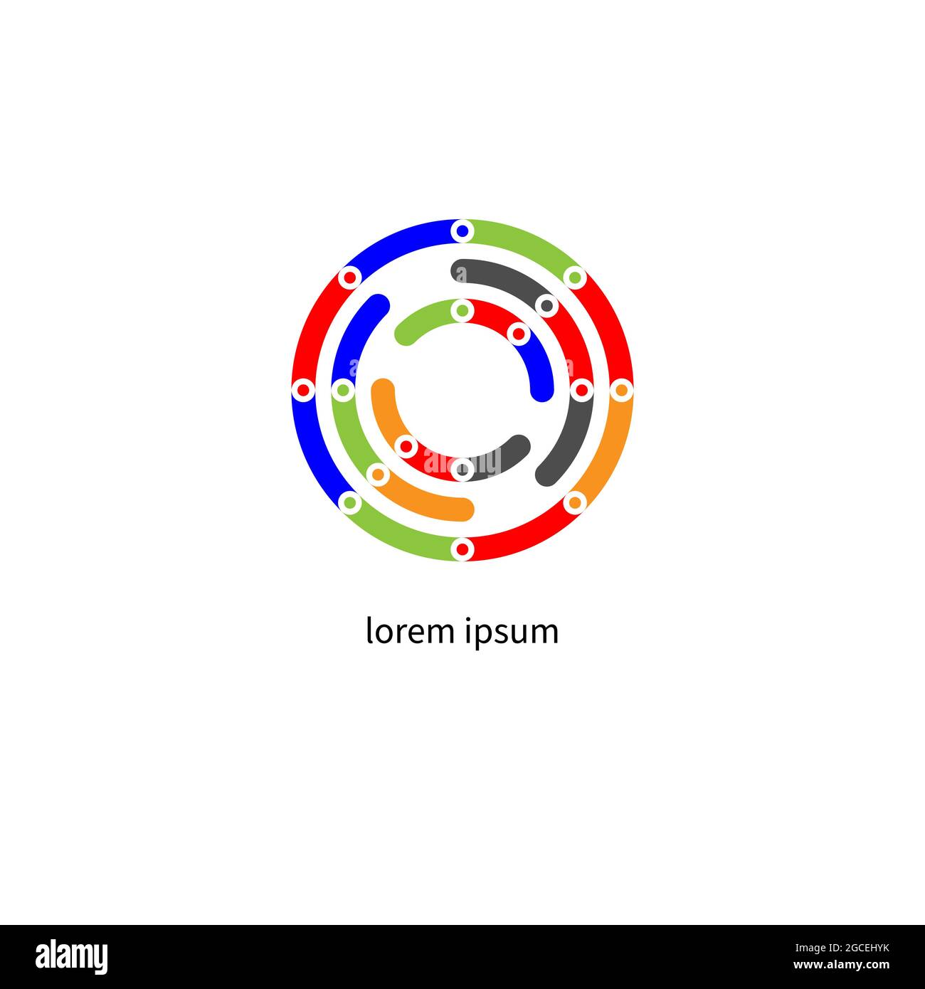 O orbit Stock Vector Images - Alamy