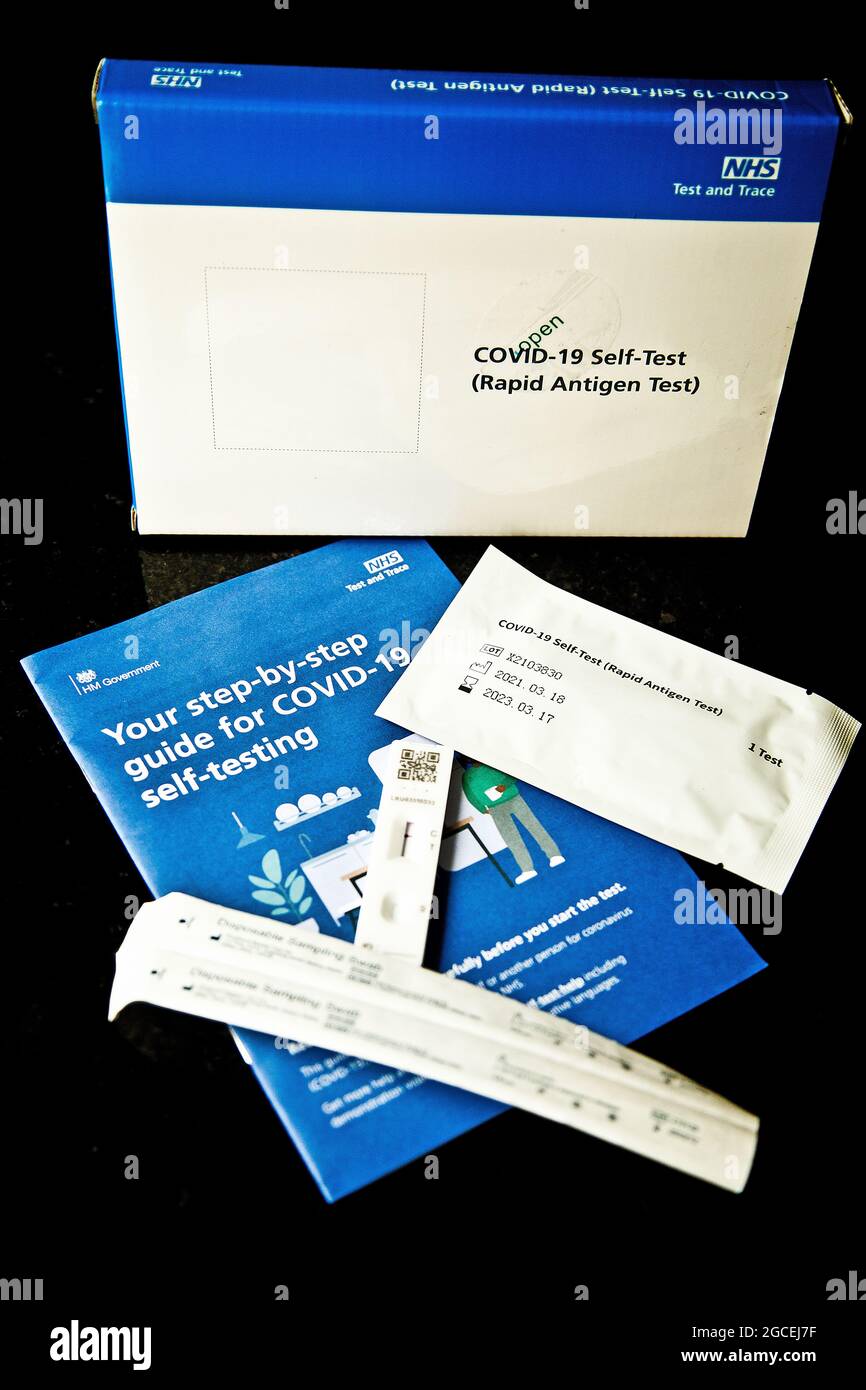 Covid-19 Self Test Kit - Rapid Antigen Test Stock Photo - Alamy