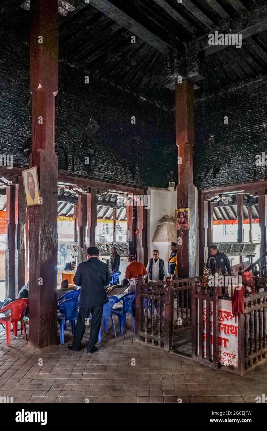 Kasthamandap, temple and shelter in Maru Tol Square, Kathmandu ...