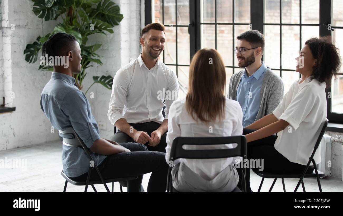 Group counseling hi-res stock photography and images - Alamy