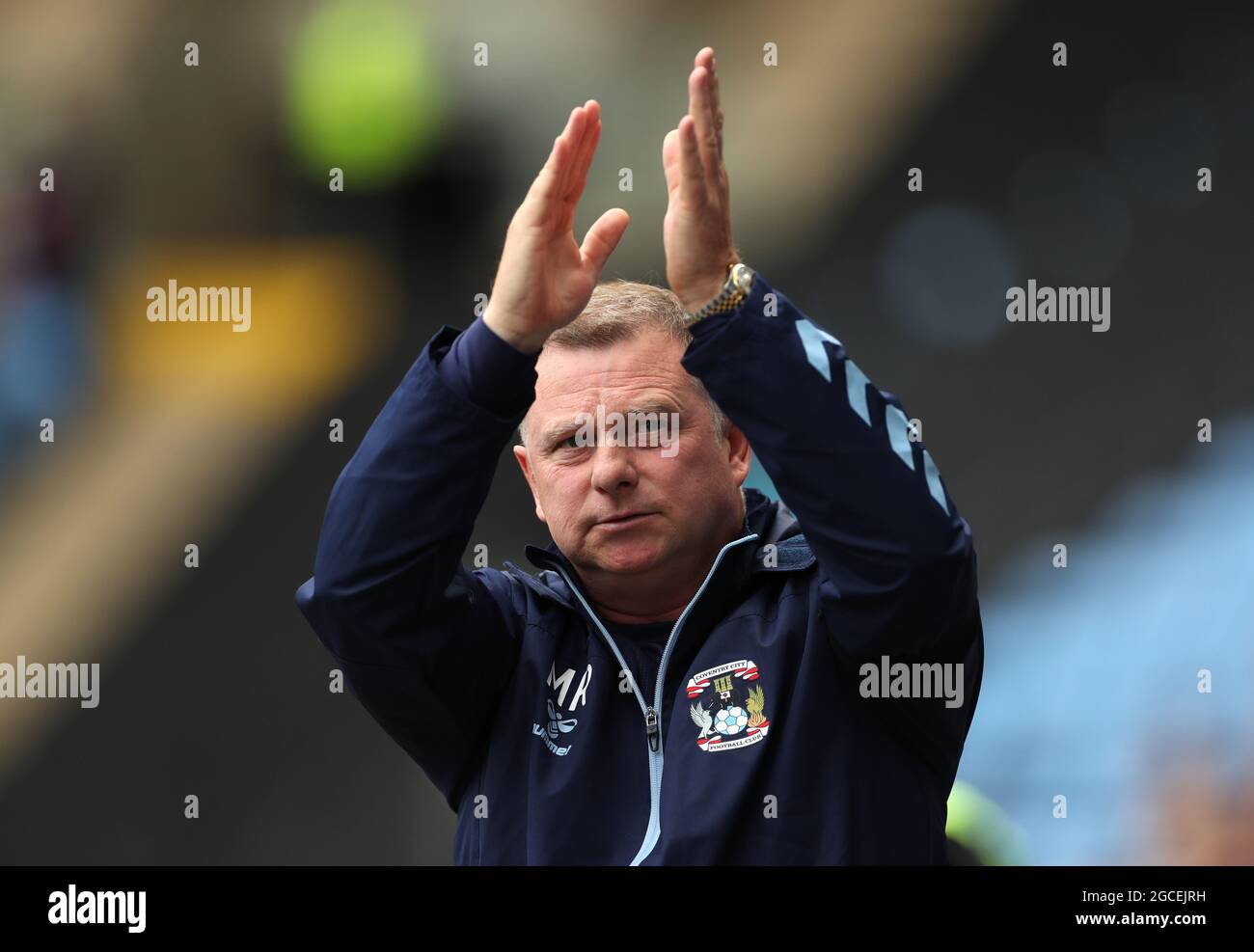 Coventry City manager Mark Robins before the Sky Bet Championship match ...