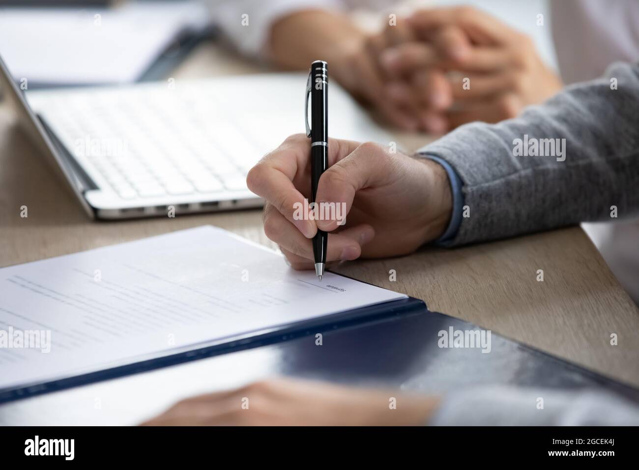 Hr paperwork hi-res stock photography and images - Alamy