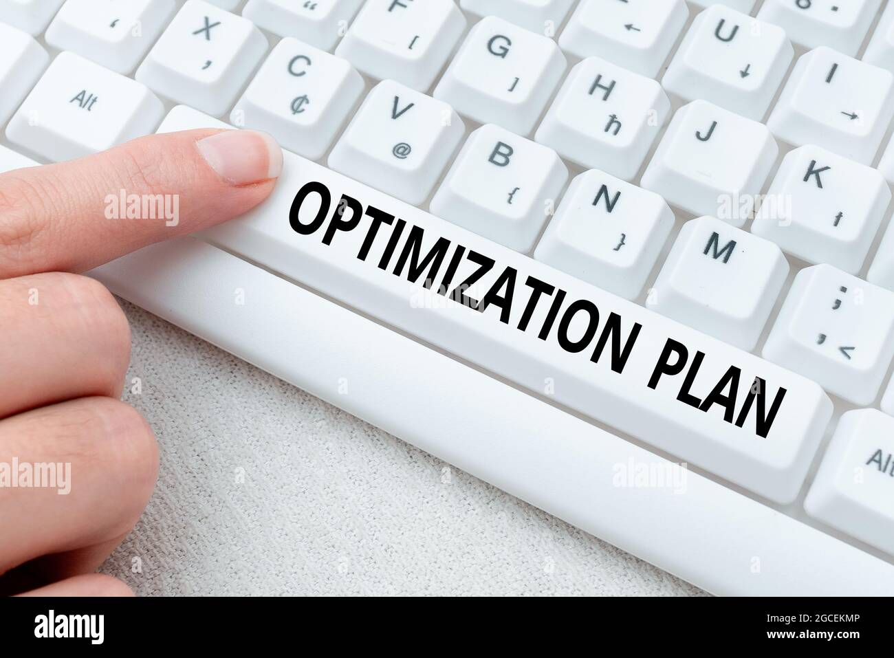 Handwriting Text Optimization Plan Conceptual Photo Finding An Alternative With The Most Cost