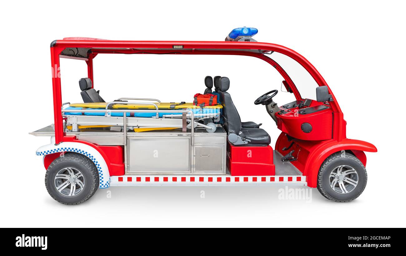 Paramedic in car Cut Out Stock Images & Pictures - Alamy