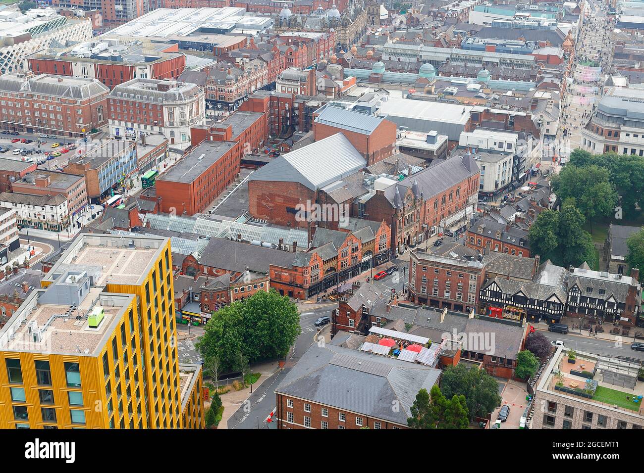 One of many views across Leeds City Centre from the top of Yorkshire's ...