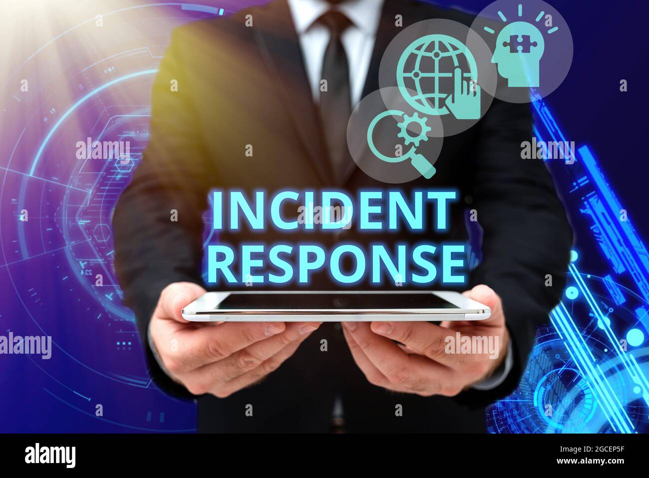 Sign displaying Incident Response. Conceptual photo addressing and ...