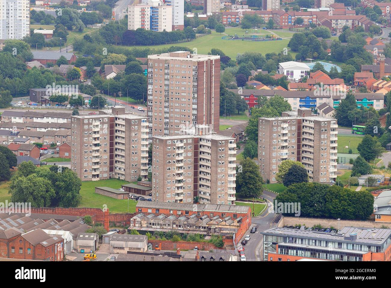 Naseby grange high rise flats hi-res stock photography and images - Alamy