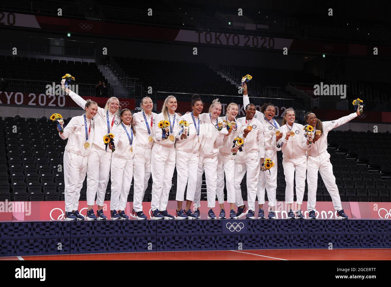 USA Team Winner Gold Medal during the Olympic Games Tokyo 2020 ...