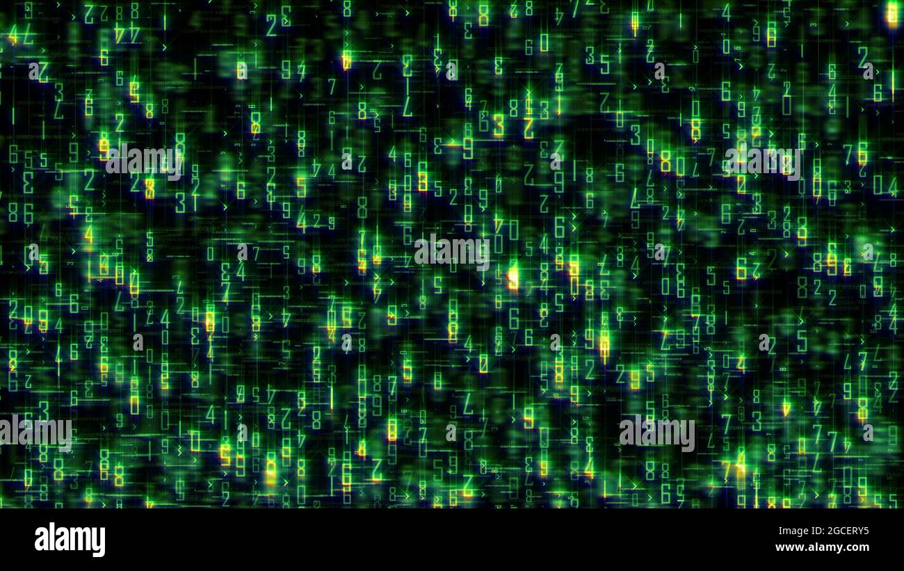 Abstract background, digital data matrix light illustration Stock Photo ...