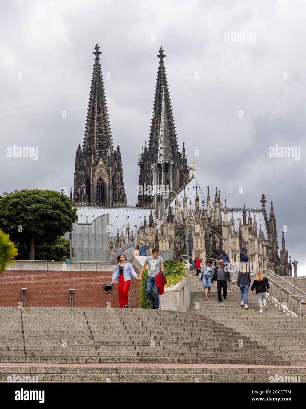 Cologne Cathedral is known world wide and is the prominent landmark of ...