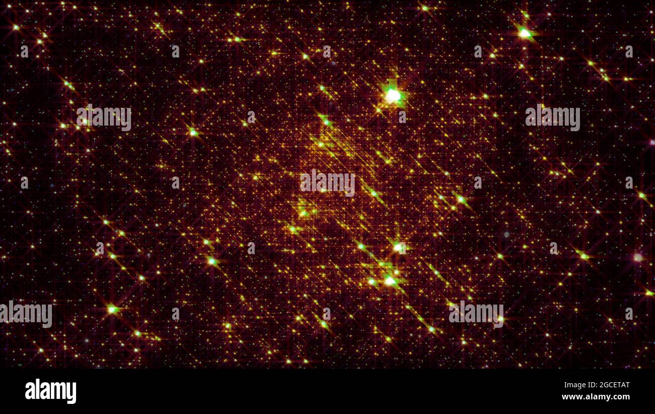 Space background with stars abstract illustration render Stock Photo ...