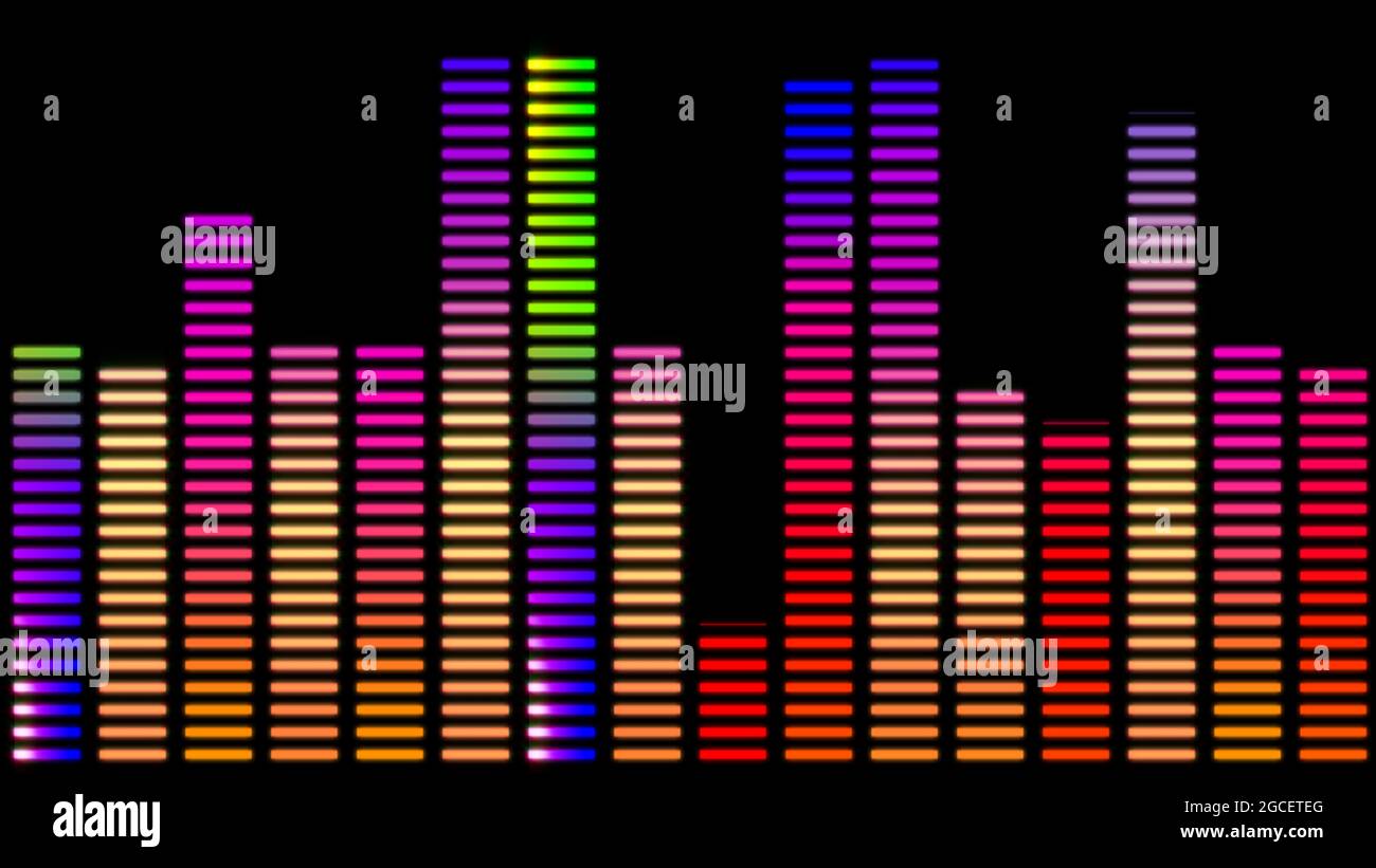 Digital equalizer bar graph, Sound Equalizer Abstract Background ...
