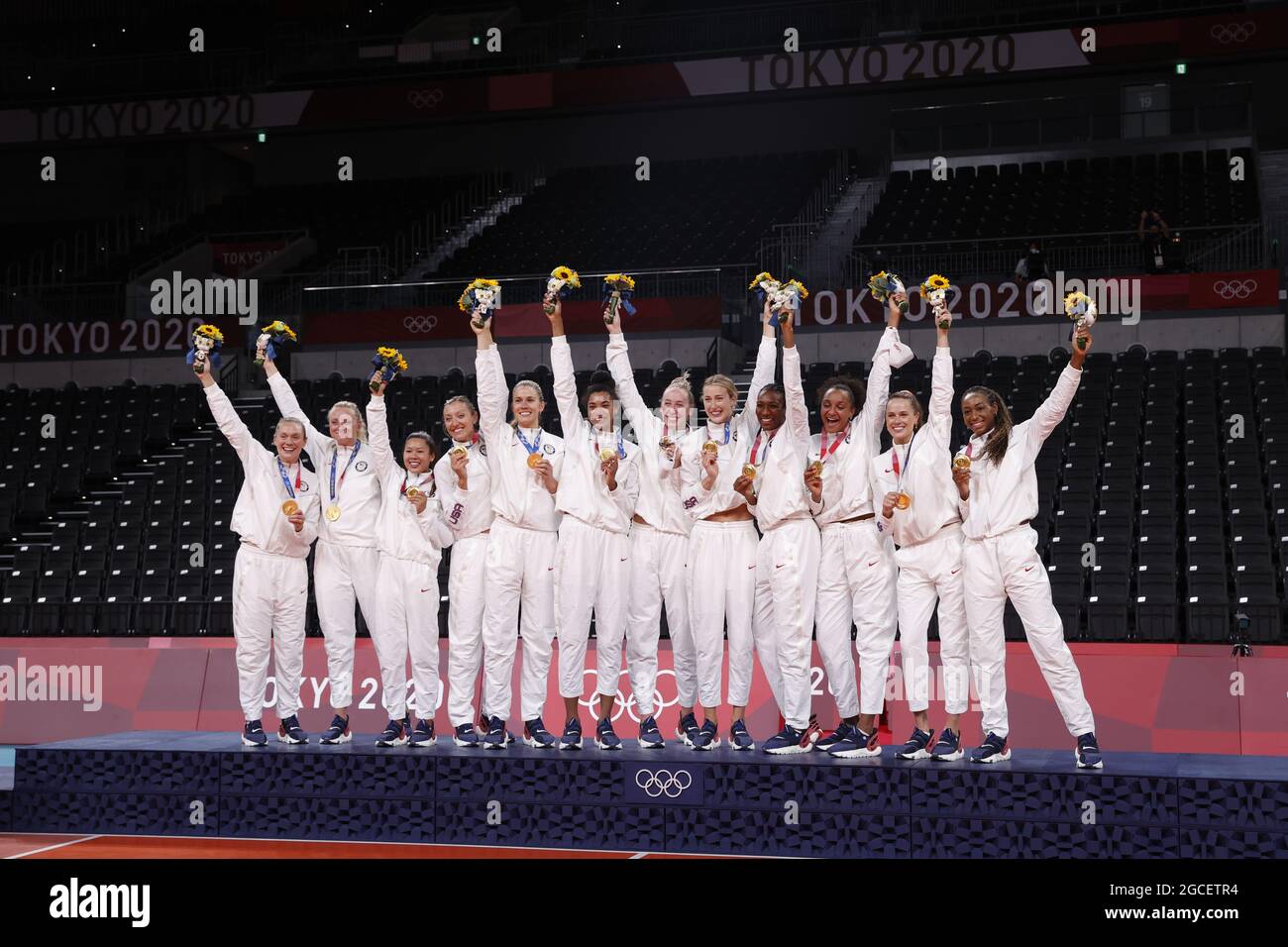 USA Team Winner Gold Medal during the Olympic Games Tokyo 2020 ...