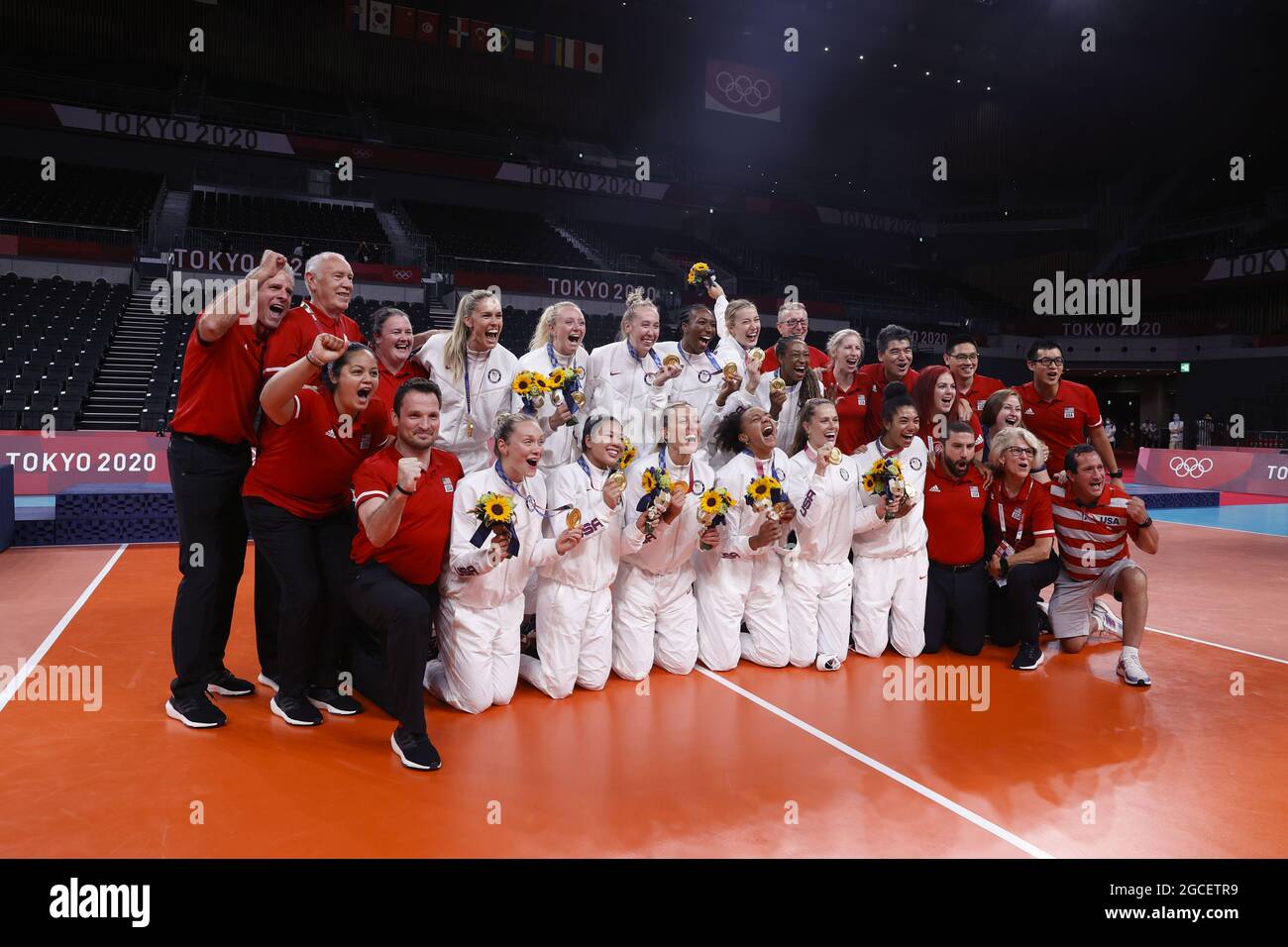 USA Team Winner Gold Medal during the Olympic Games Tokyo 2020 ...