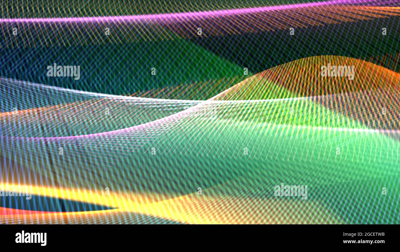 Perspectives Of Fractal Realms abstract background illustration Stock ...