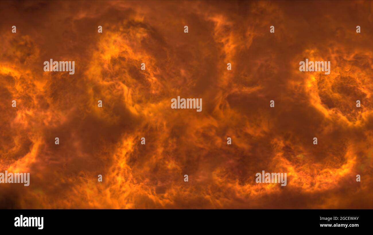 fire flame explosion in space, abstract illustration Stock Photo - Alamy