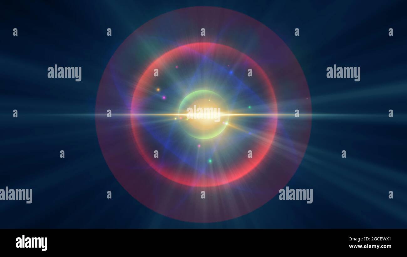 atom light ray glow abstract, 3d render illustration Stock Photo - Alamy