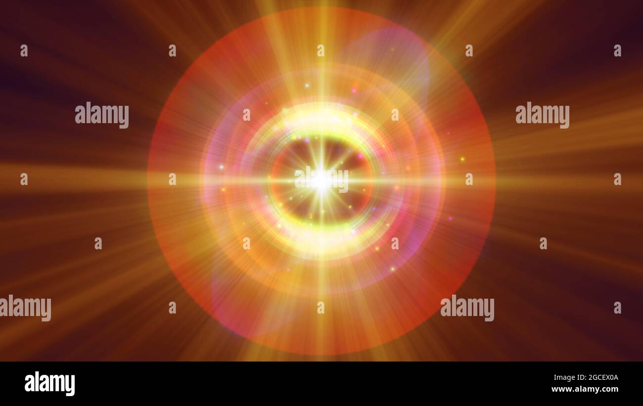 atom light ray glow abstract, 3d render illustration Stock Photo - Alamy