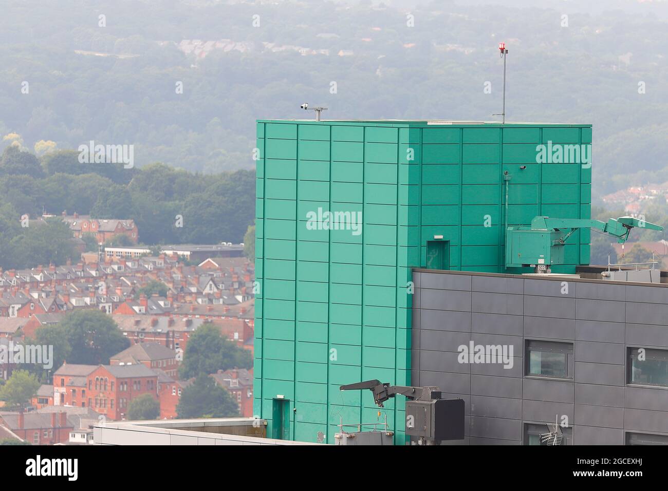Top of Sky Plaza student apartment block in Leeds City Centre Stock ...