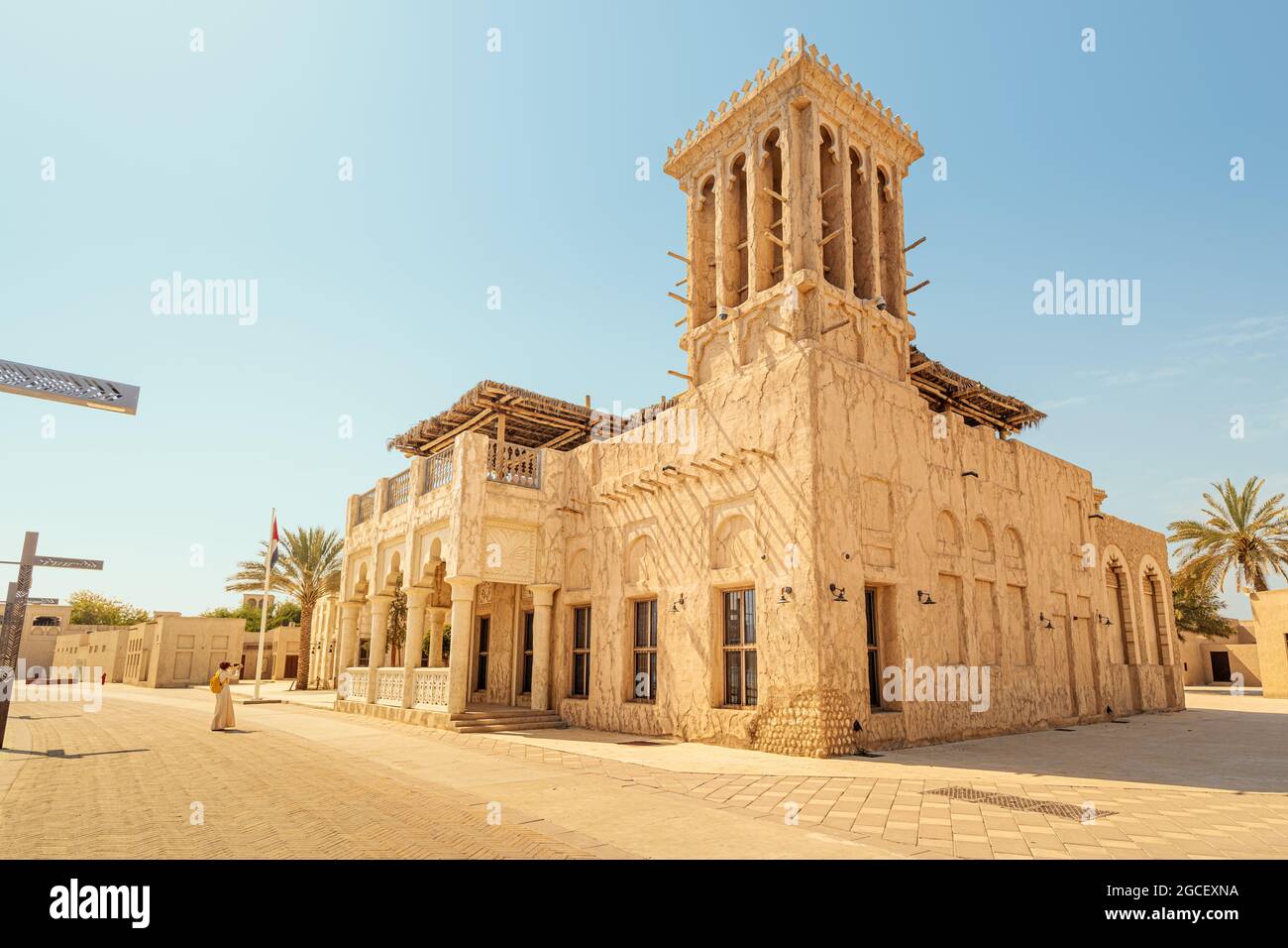 Traditional arabic wind tower in hi-res stock photography and images ...