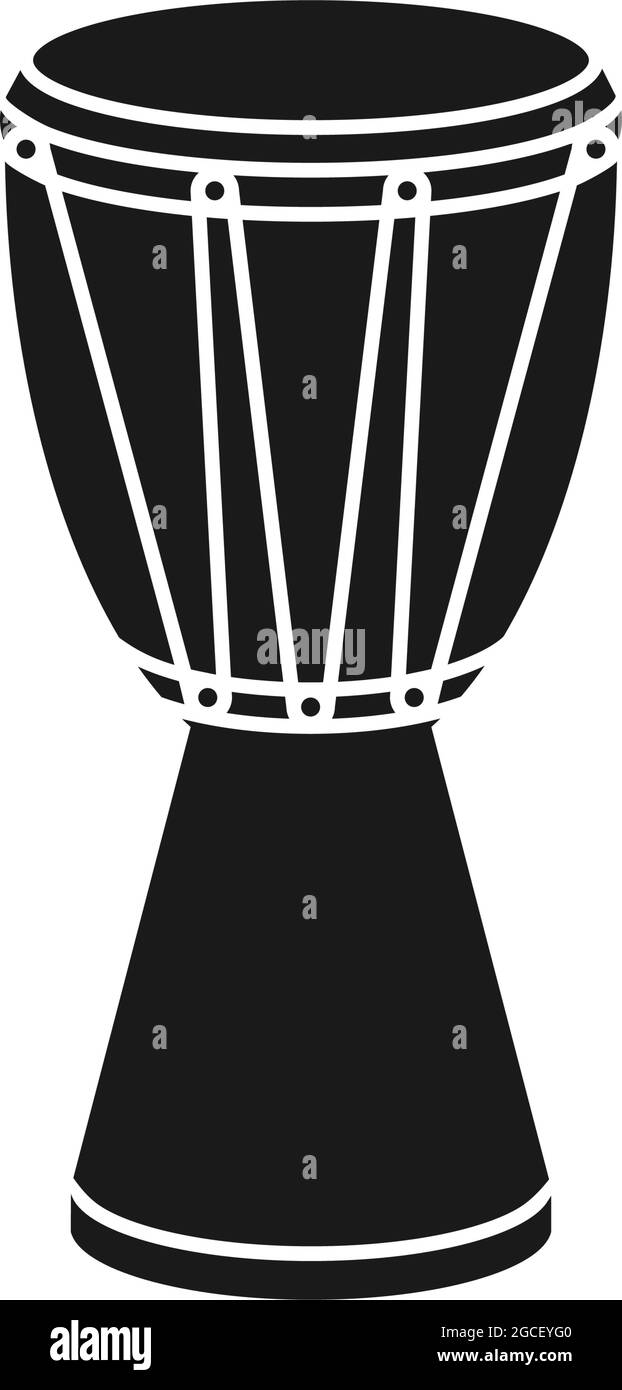 Hand Drum Icon Djembe SVG, Svg Files For Cricut, Djembe Drum, Drum
