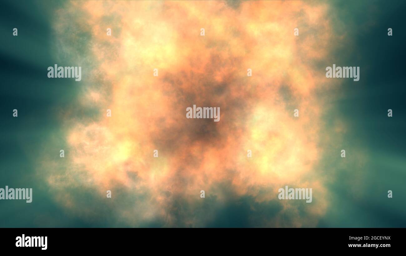fire flame explosion in space, abstract illustration Stock Photo - Alamy