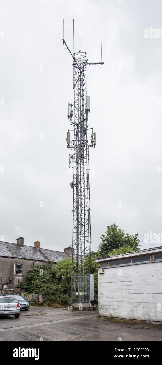 Telecommunications and mobile phone masts castleisland hi-res stock ...