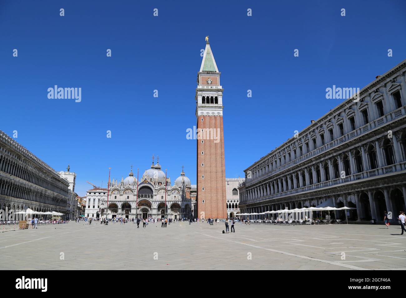 View of San Marco Square in Venice Stock Photo - Alamy