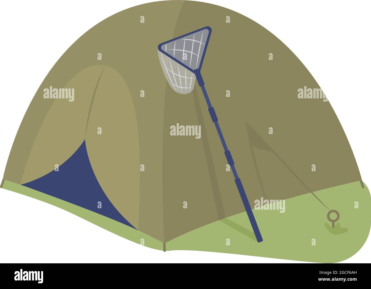 2d simple camp tent animation hi-res stock photography and images - Alamy