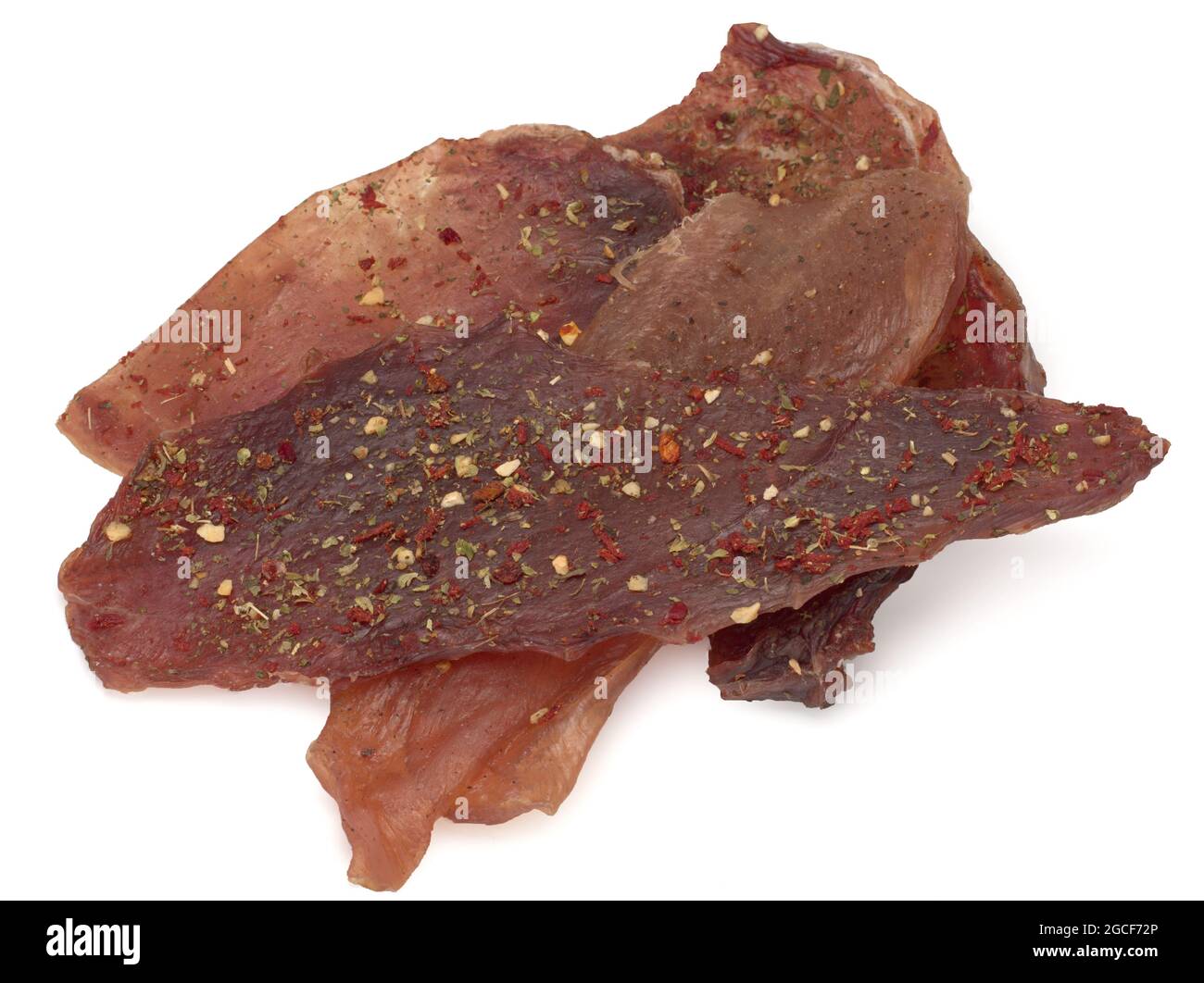 White meat chicken jerky hi-res stock photography and images - Alamy