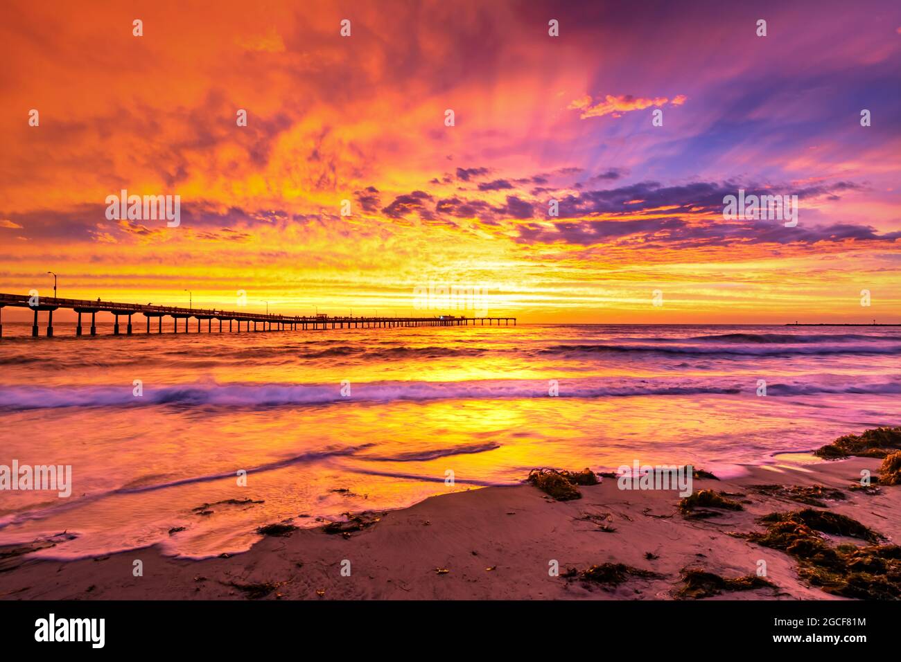 San Diego California Sunset Stock Photo - Alamy