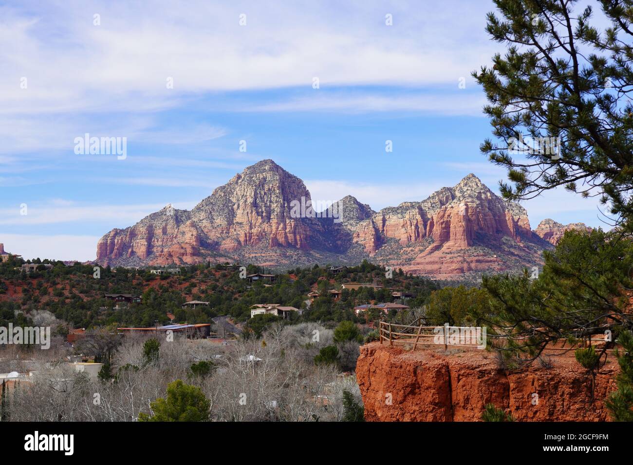 Sedona is famous for its Red Rocks and such a grouping can be seen as ...