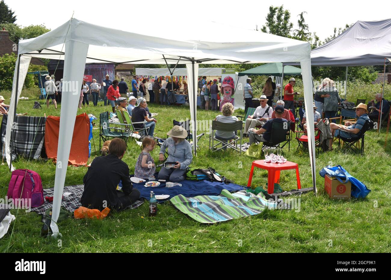 The Lodge Field picnic 2018 Stock Photo - Alamy