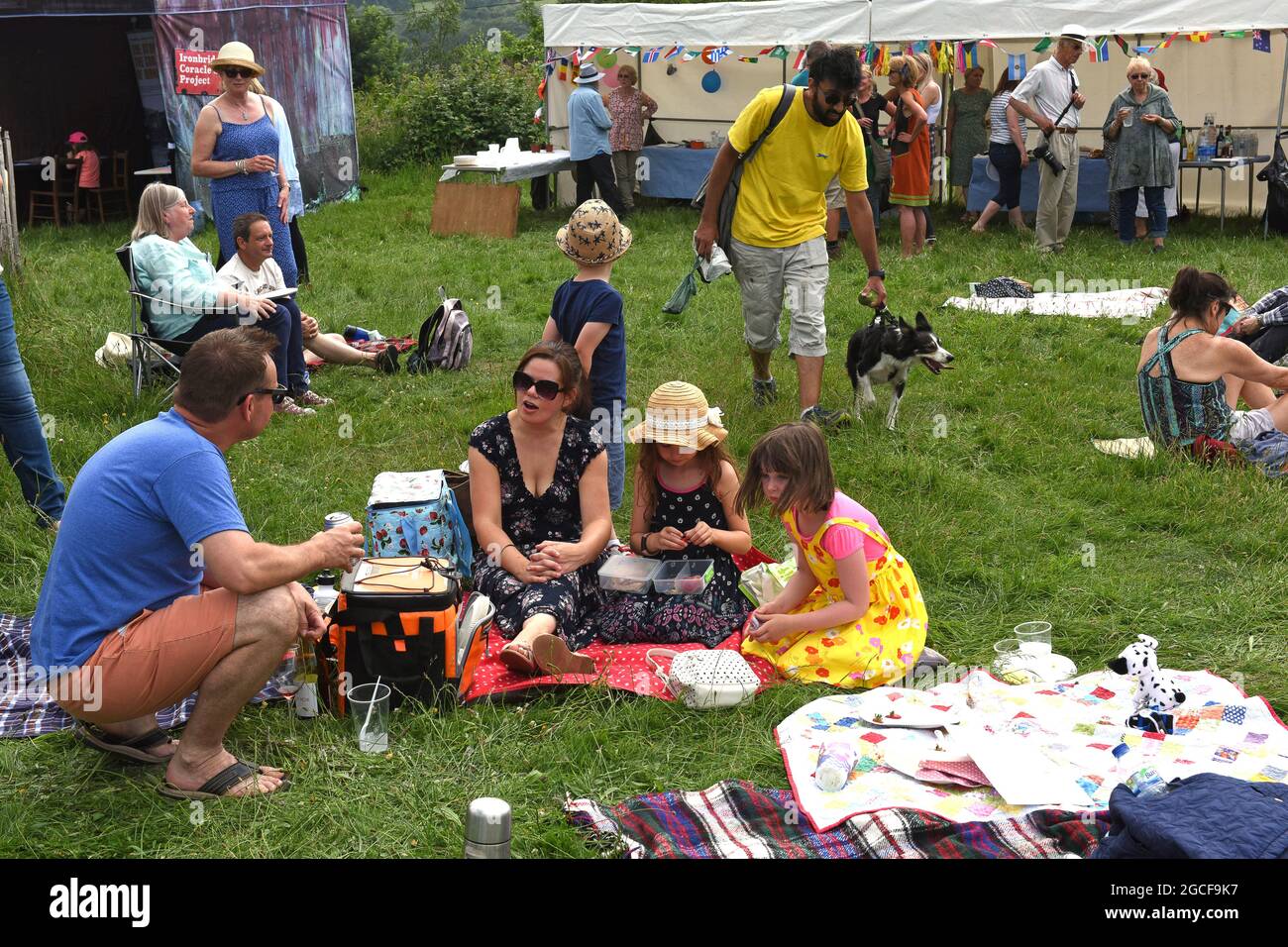 The Lodge Field picnic 2018 Stock Photo - Alamy
