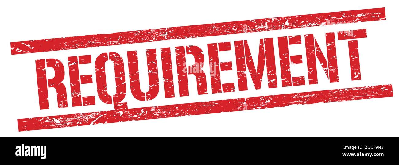 Requirement text High Resolution Stock Photography and Images - Alamy