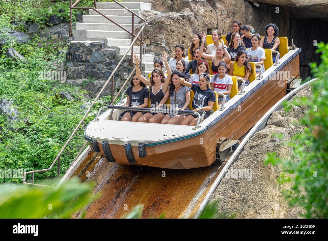 Dragon roller coaster ride hi-res stock photography and images - Alamy