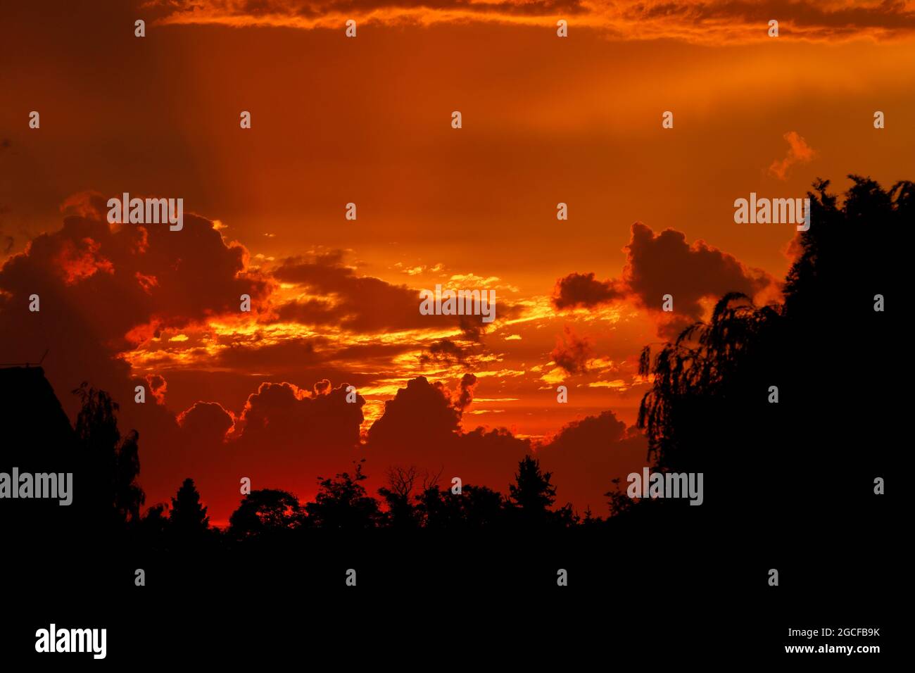 Afterglow sunset hi-res stock photography and images - Alamy