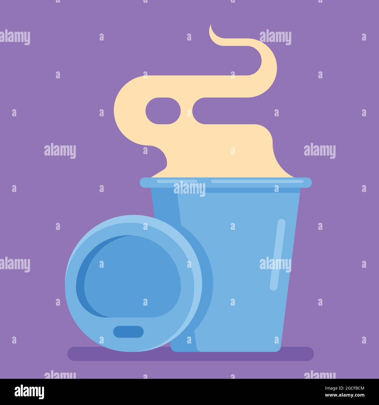 Vapour teacup Stock Vector Images - Alamy