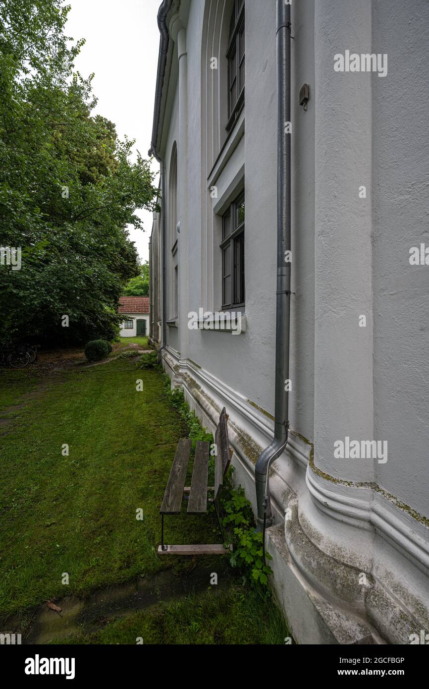 Side View of the Town Church in Kienitz, Germany Stock Photo - Alamy