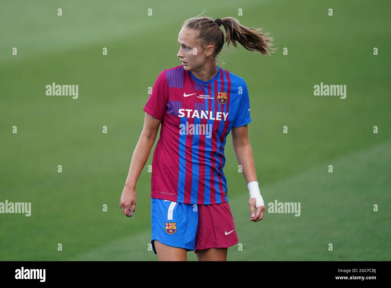 Caroline Graham Hansen of FC Barcelona during the Joan Gamper Trophy ...