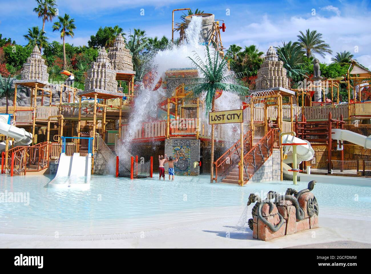 Siam Park Wave Pool Closed Clipart