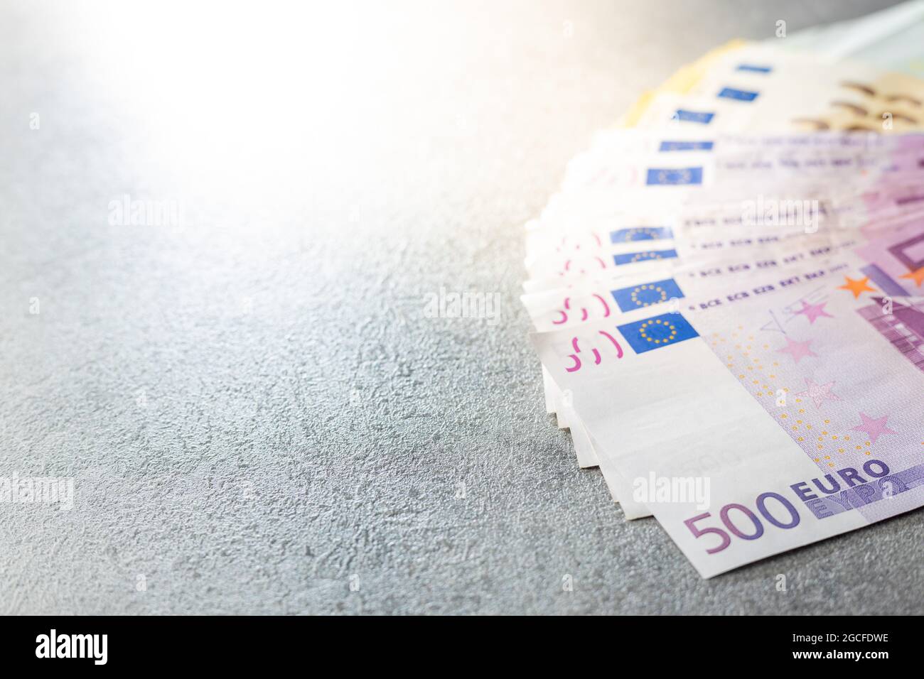 Euro banknotes on a rusty background Stock Photo - Alamy