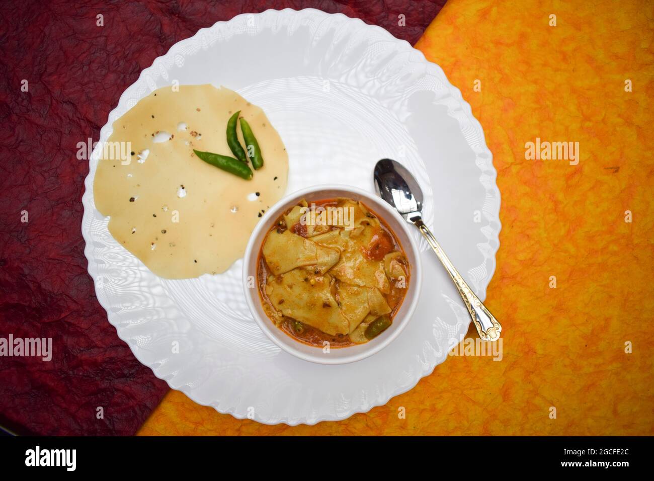 Papad sabzi hi-res stock photography and images - Alamy