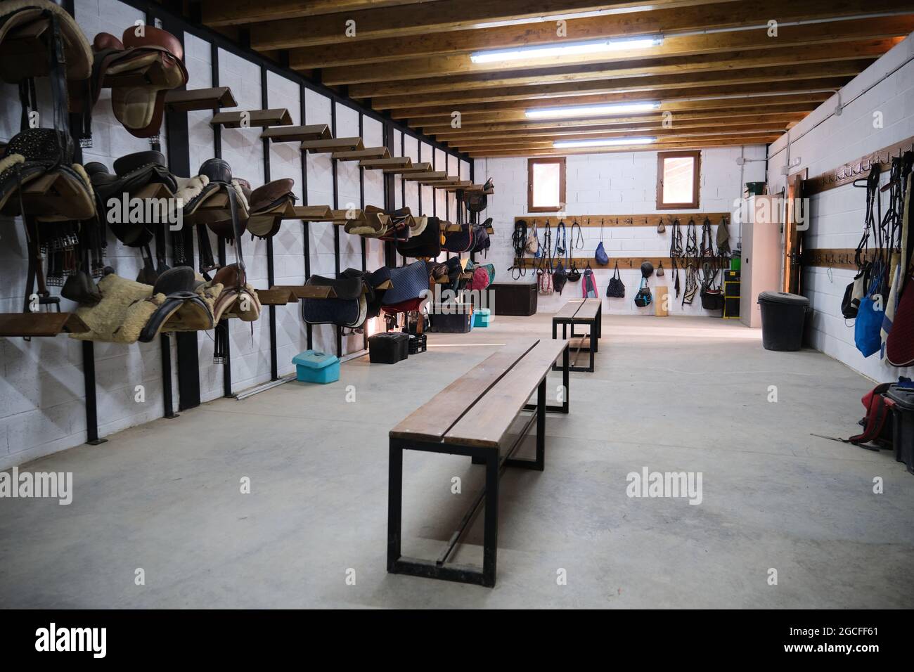 Horse tack storage hi-res stock photography and images - Alamy
