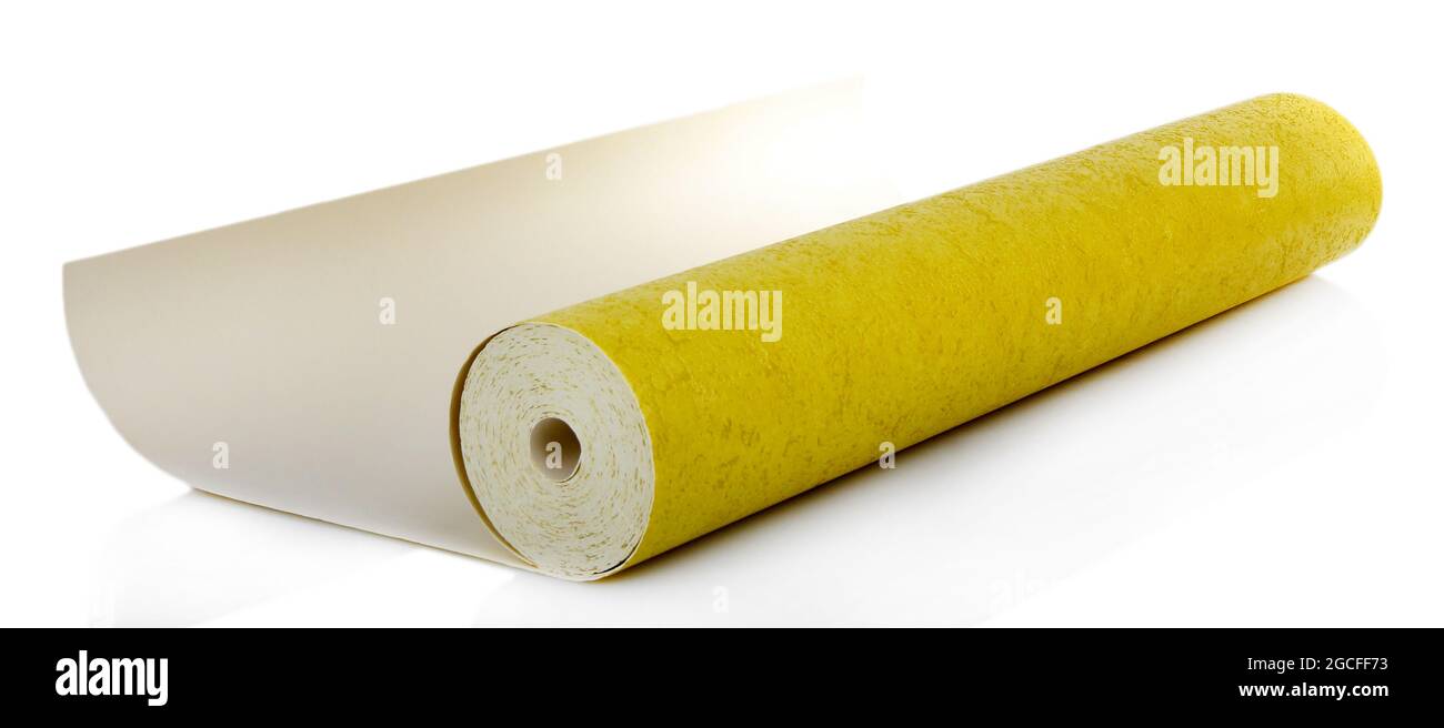 Wallpaper isolated on white Stock Photo - Alamy