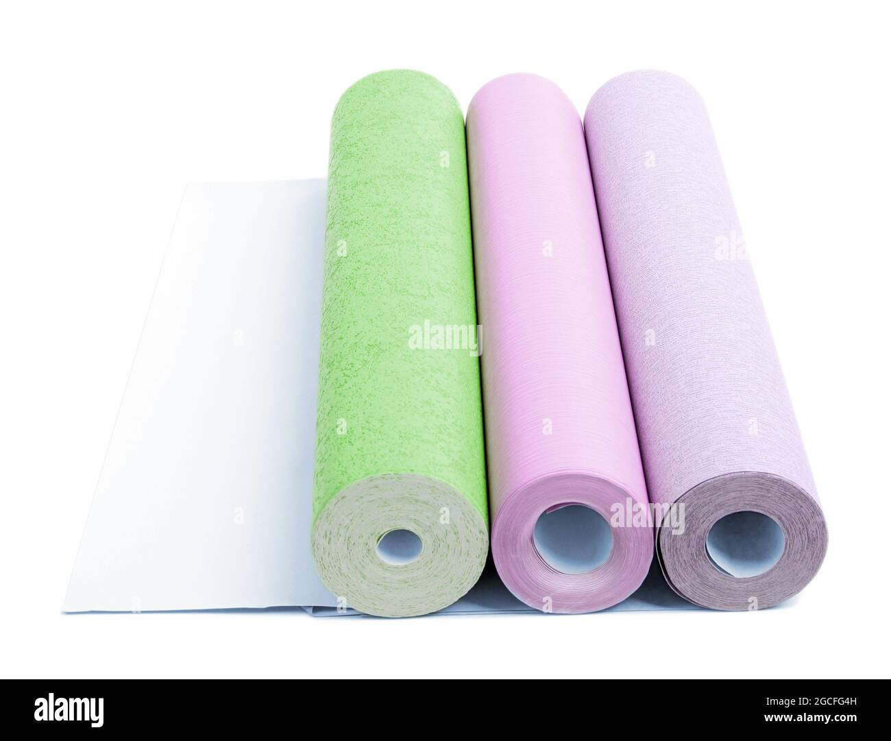 Wallpaper isolated on white Stock Photo - Alamy