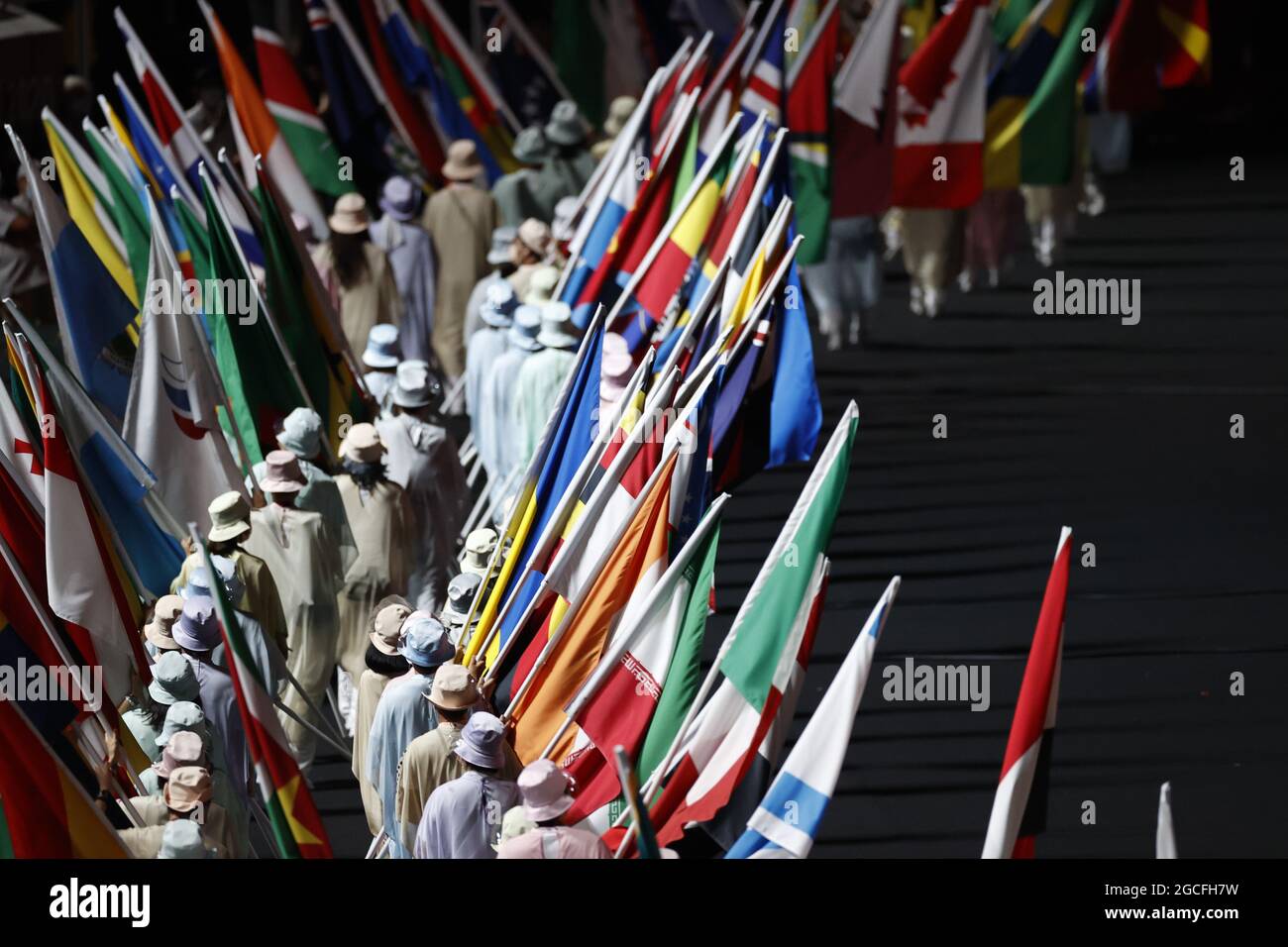 Illustration during the Olympic Games Tokyo 2020, Closing Ceremony on ...