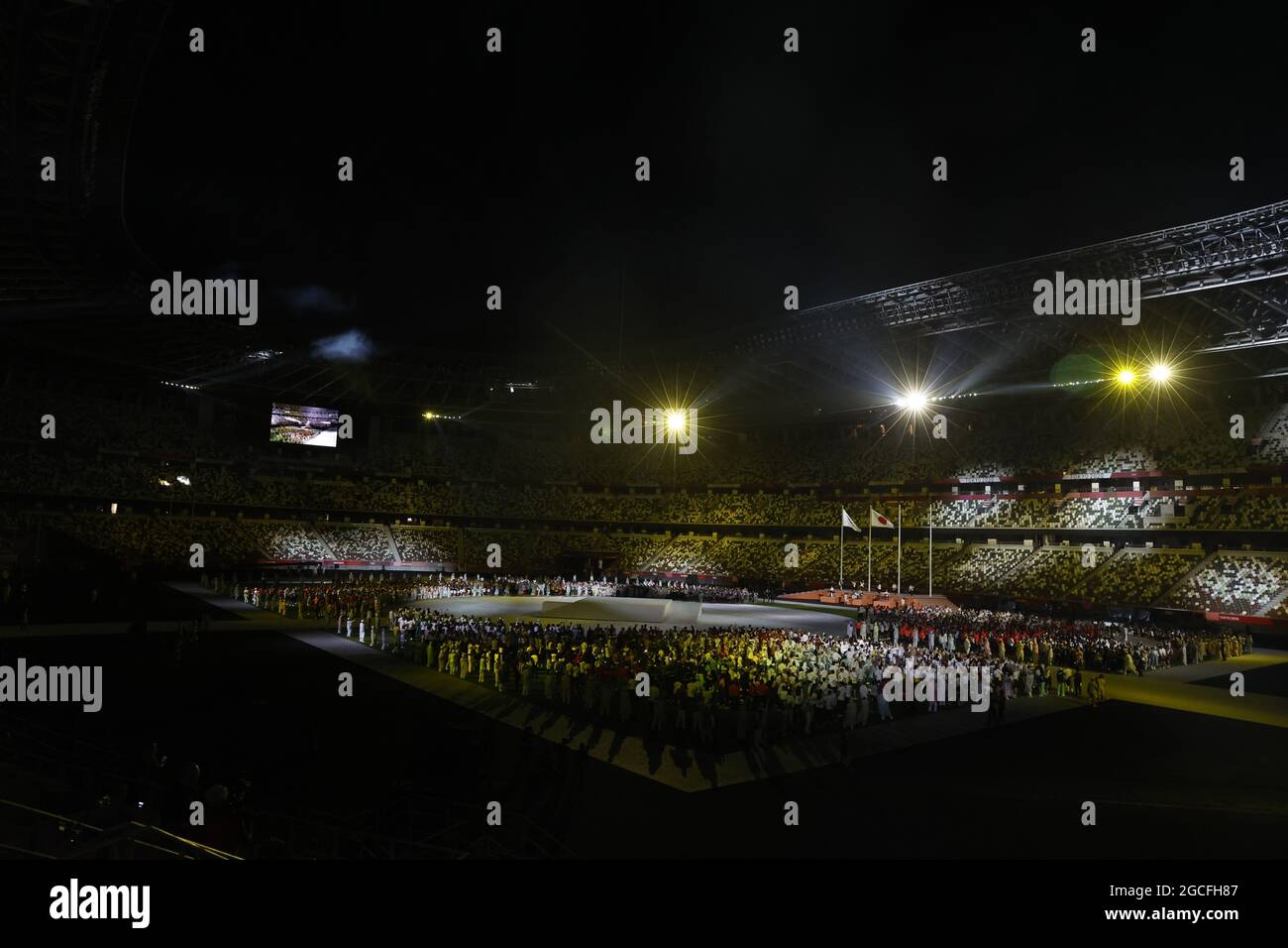 Illustration during the Olympic Games Tokyo 2020, Closing Ceremony on ...
